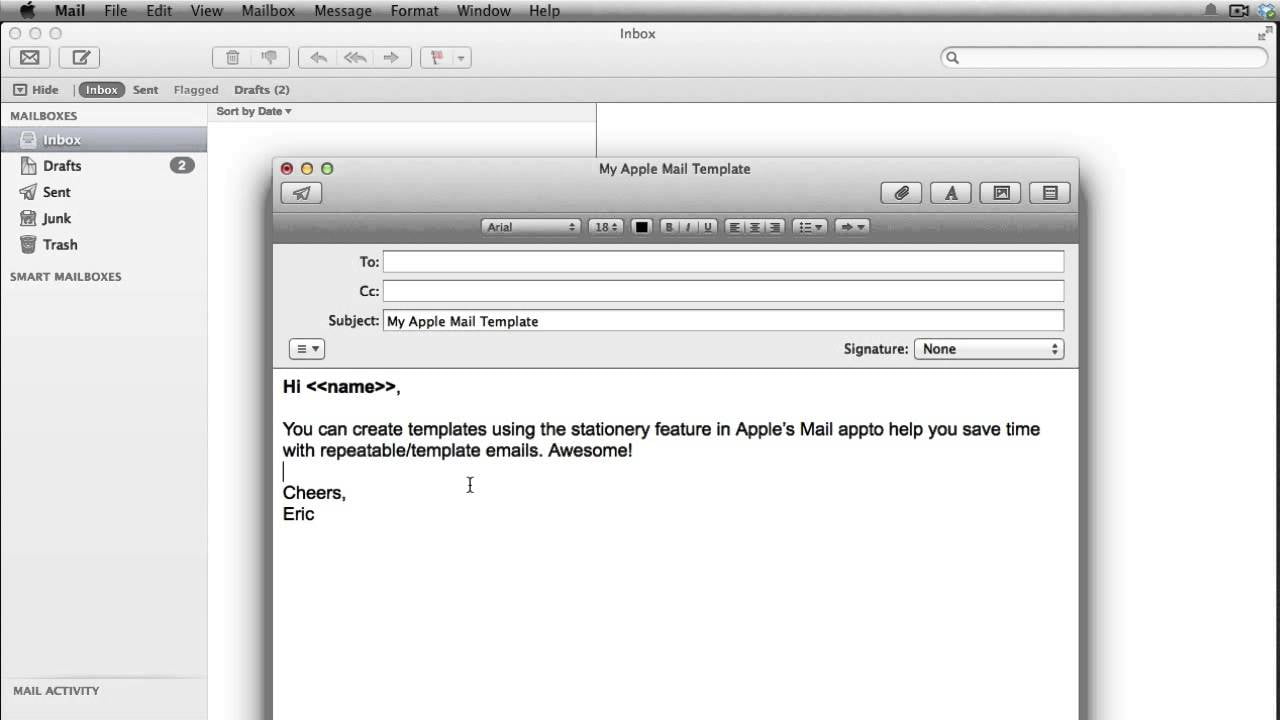 How To Create Templates For Apple Mail Metro Lush Blog
