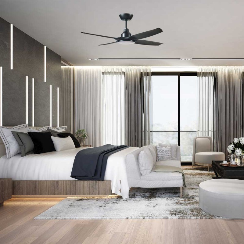 4 Reasons to Add an Industrial Matte Black Ceiling Fan in Your Home ...